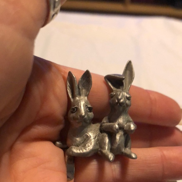 Hudson Pewter | Accents | Hudson 982 Pewter Noahs Ark Rabbits | Poshmark
